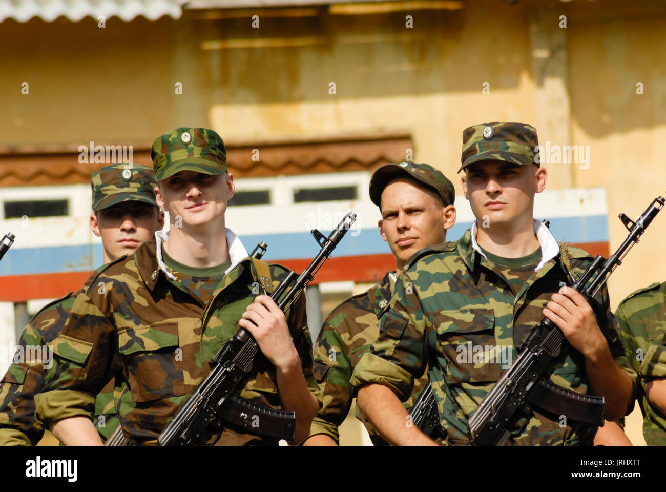 Russian army scene Stock Photo - Alamy