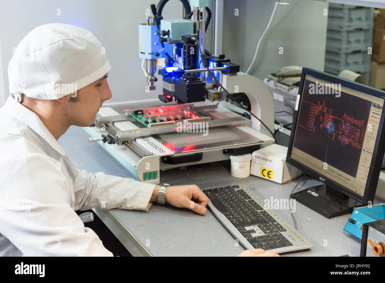 High tech factory hi-res stock photography and images - Alamy