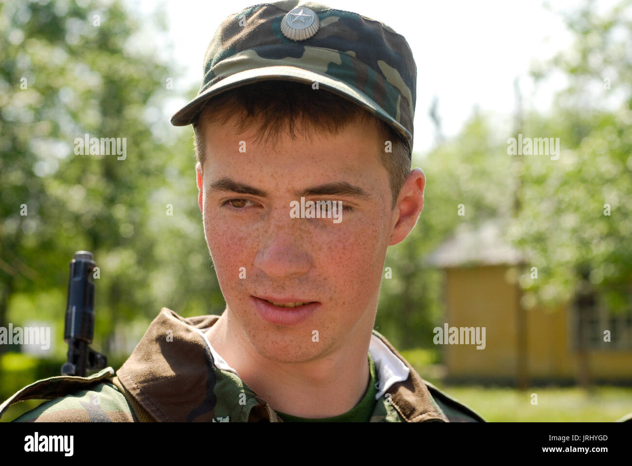 Russian army scene Stock Photo - Alamy