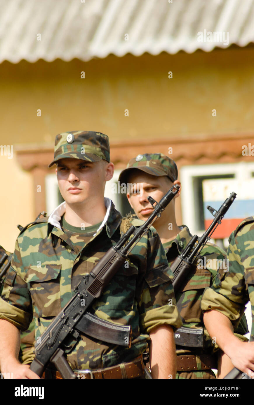 Russian army scene Stock Photo - Alamy