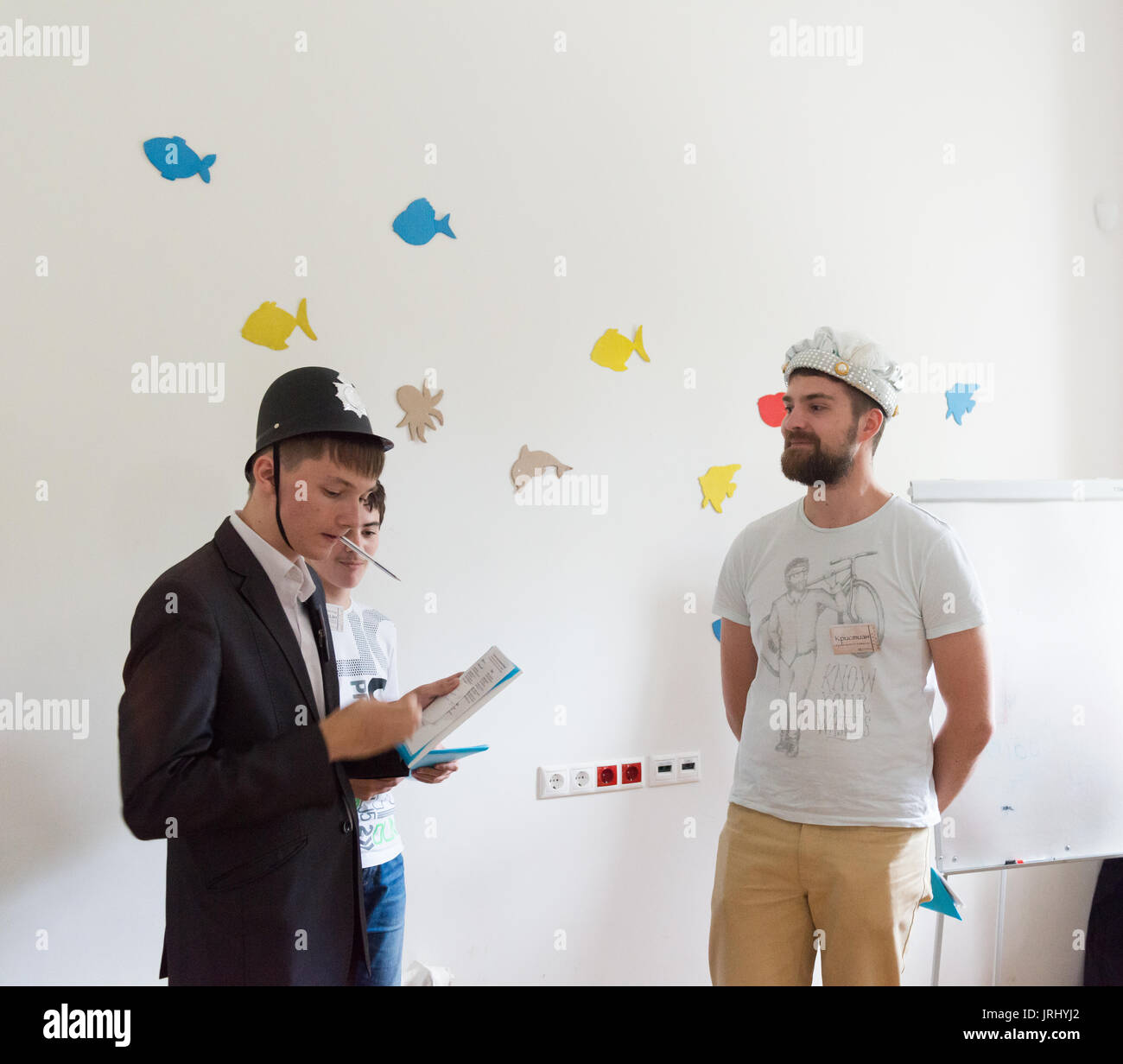 Social quest game Stock Photo - Alamy