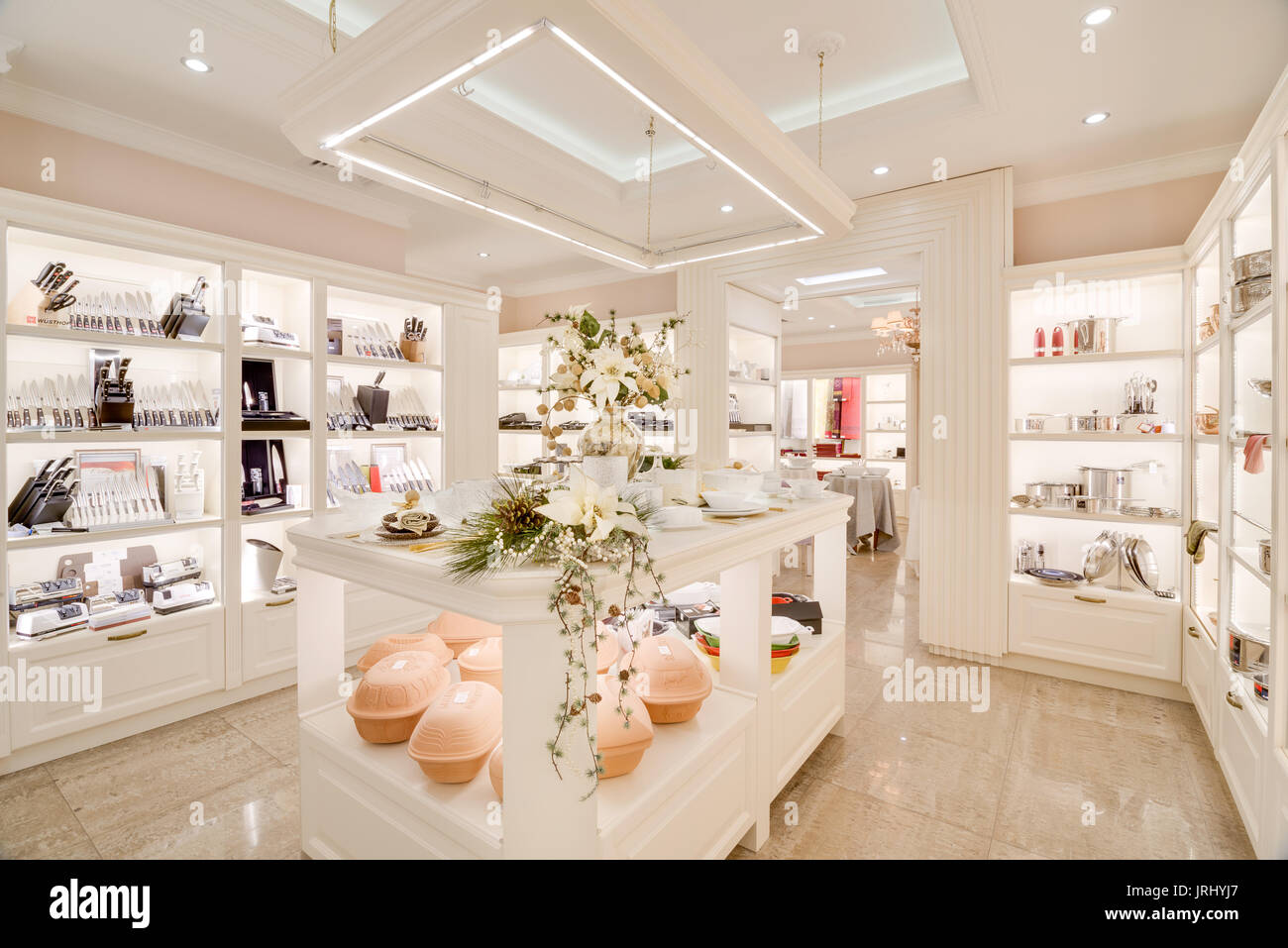 Modern store interior Stock Photo - Alamy