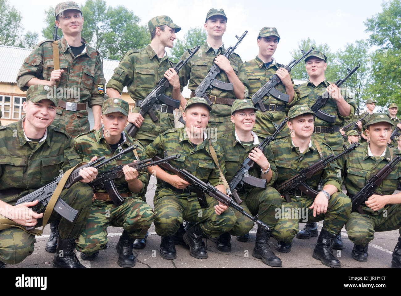 Russian army scene Stock Photo - Alamy