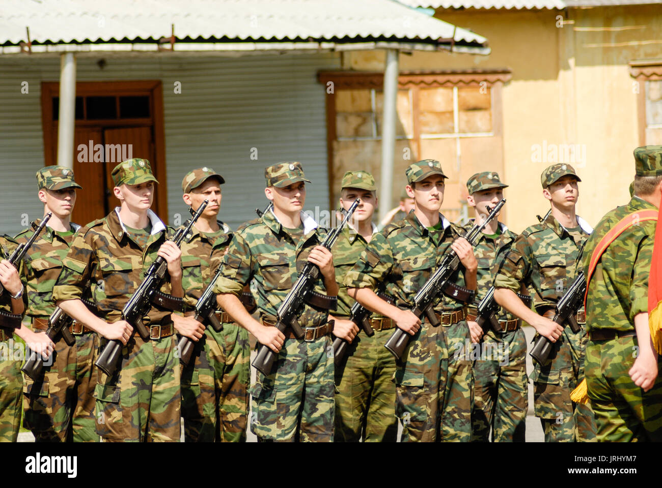 Russian army scene Stock Photo - Alamy