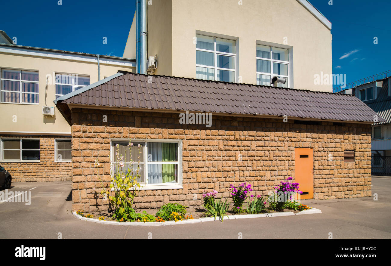 Old Suburban Office Building Empty High Resolution Stock Photography ...