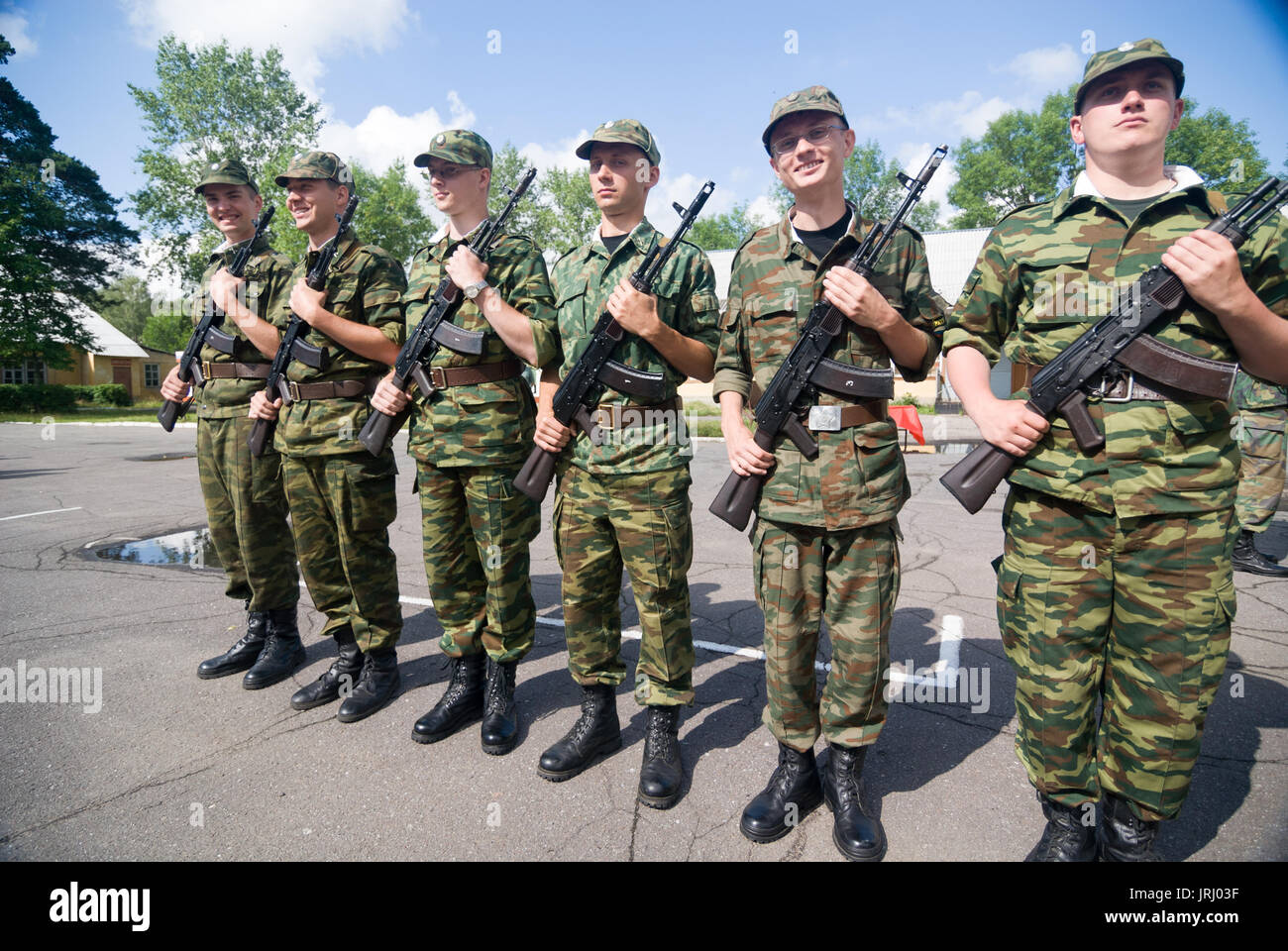 Russian army scene Stock Photo - Alamy