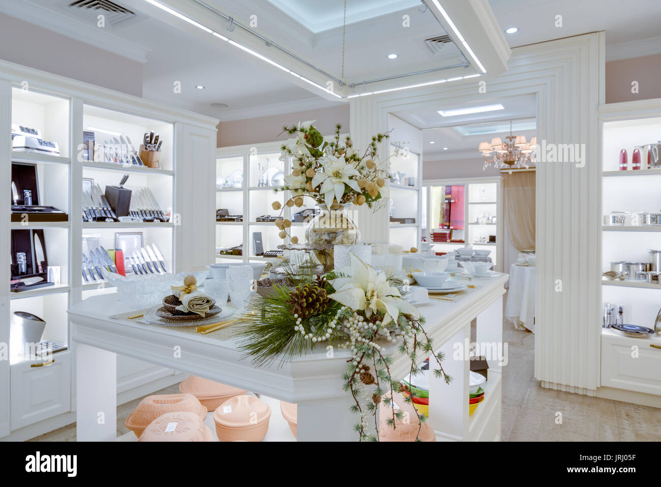 Modern store interior Stock Photo - Alamy