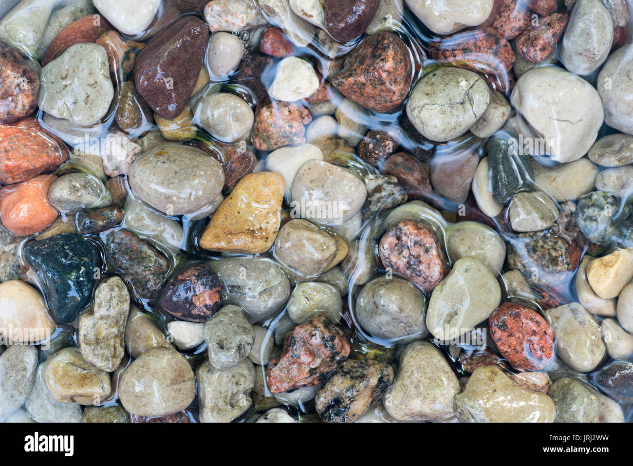 pebble stones in water closeup Stock Photo - Alamy