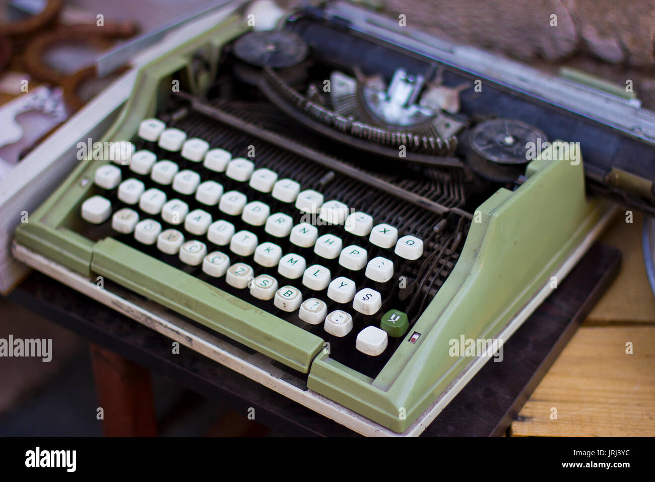 Old traditional typewriter Stock Photo - Alamy