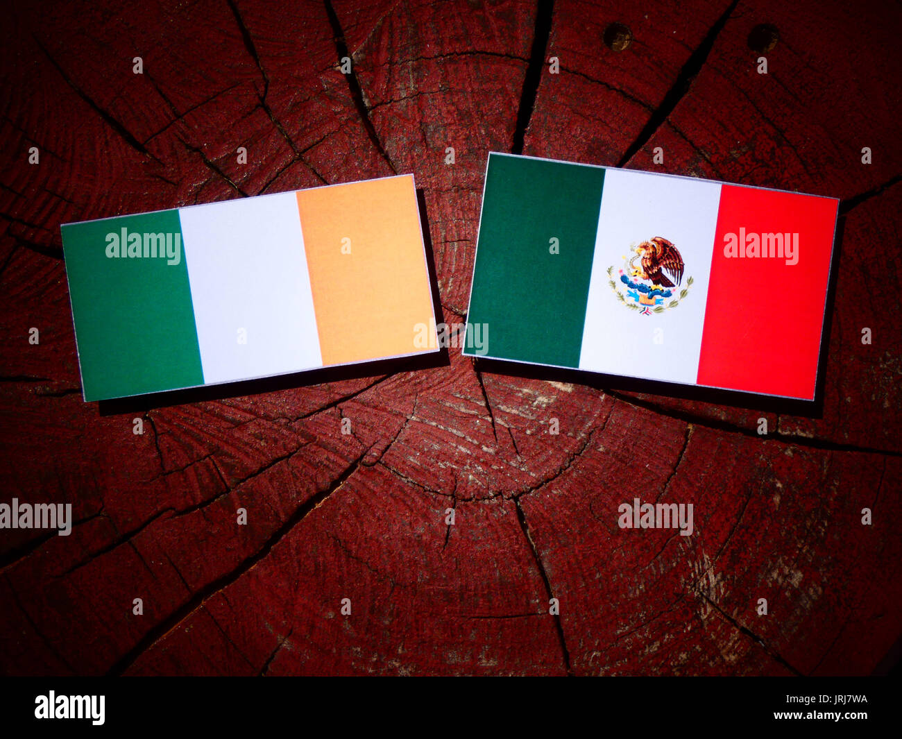 Waving flag mexico ireland hi-res stock photography and images - Alamy