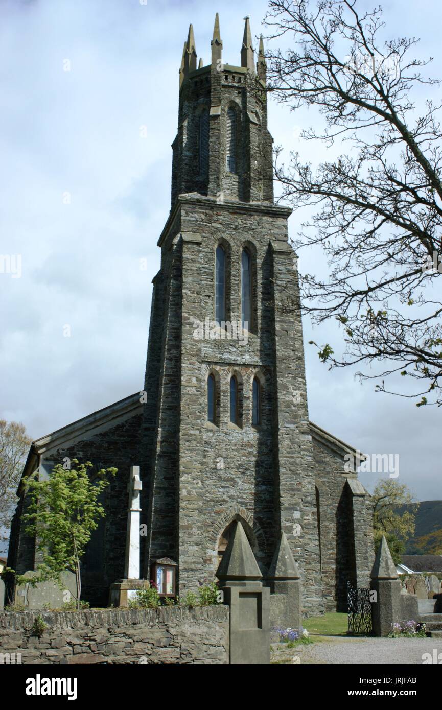 Ballaugh Church, Ballaugh Isle of Man Stock Photo - Alamy