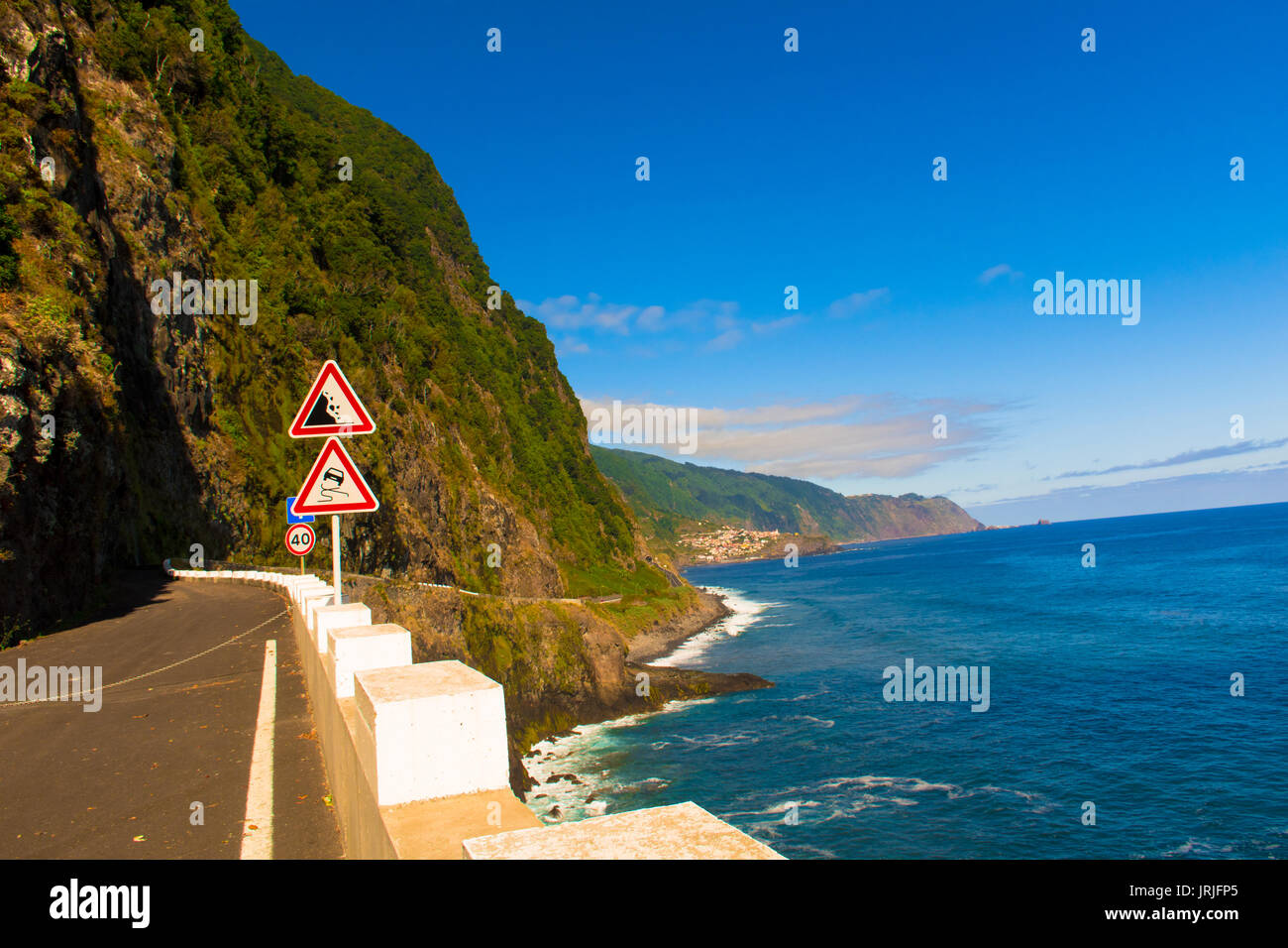Beautiful scenery in Madeira. A volcanic island which has the most ...