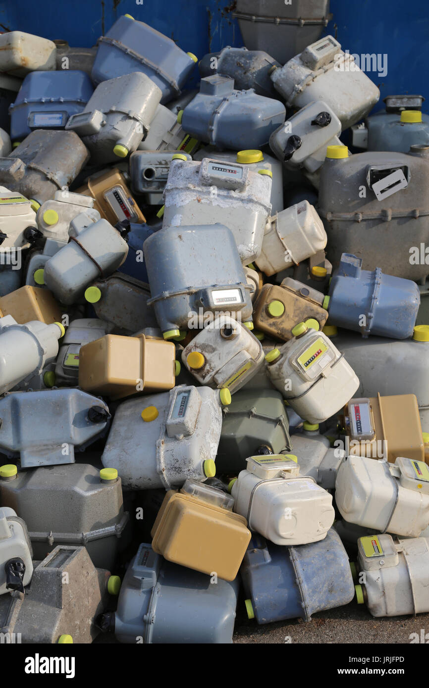 many discharged gas counters into a dump of hazardous and polluting ...