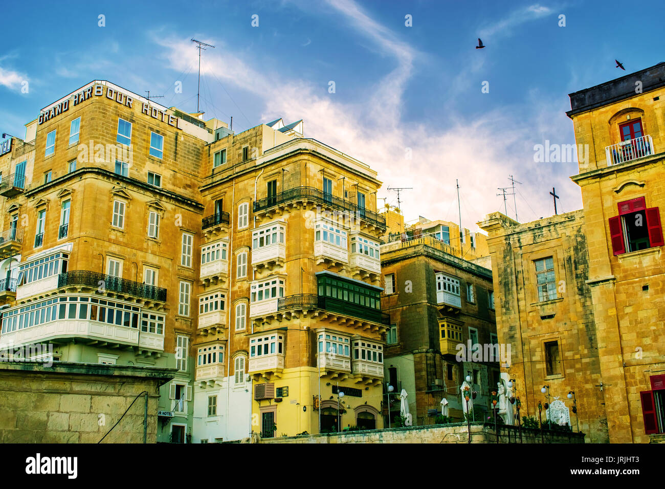 Traditional Houses. Traditional Maltese buildings in the heart of the ...