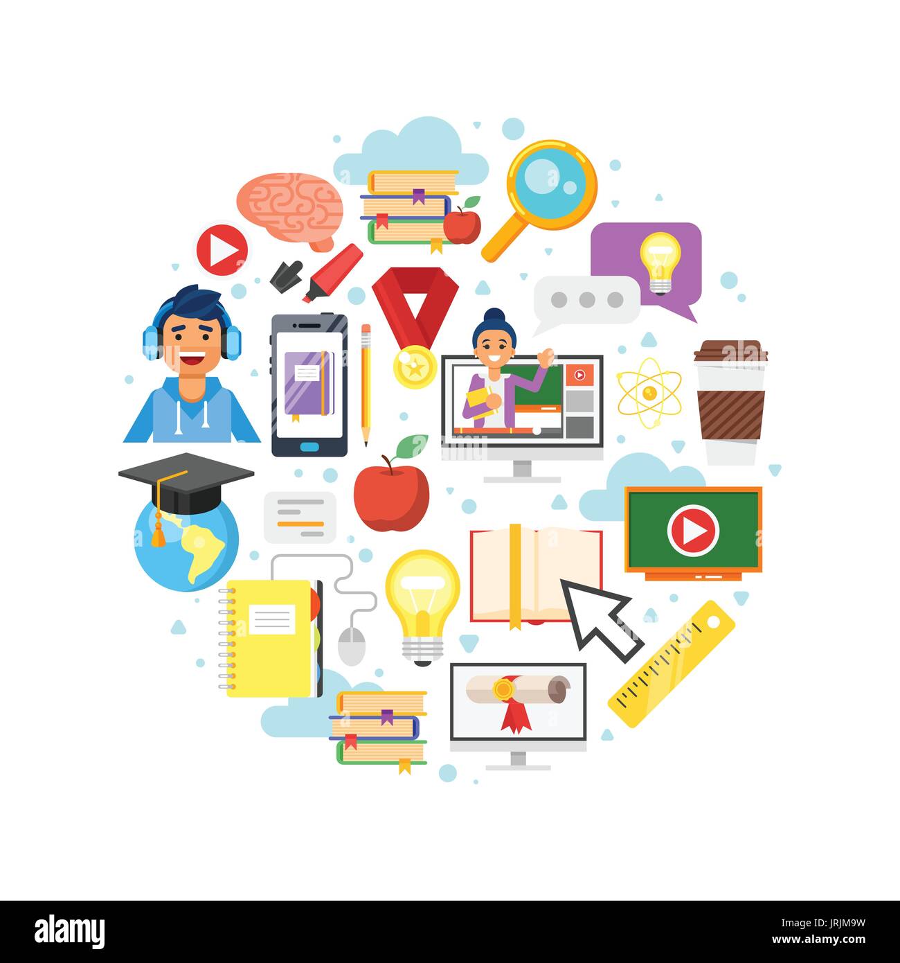 Learning symbols hi-res stock photography and images - Alamy