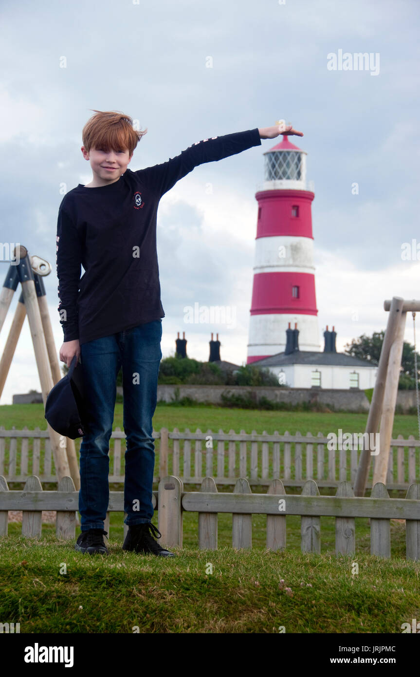 Child lighthouse in the distance hi-res stock photography and images ...