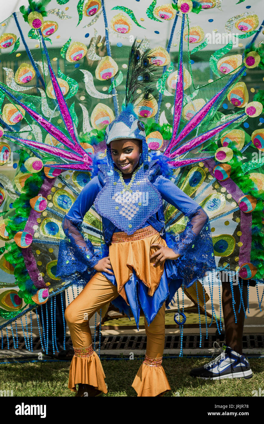 Barbados Crop Over festival 2017-Junior Kadooment 2017 Stock Photo - Alamy