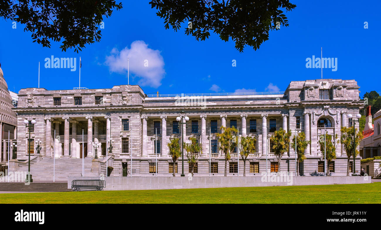Parliament House Building - Wellington, New Zealand Stock Photo - Alamy