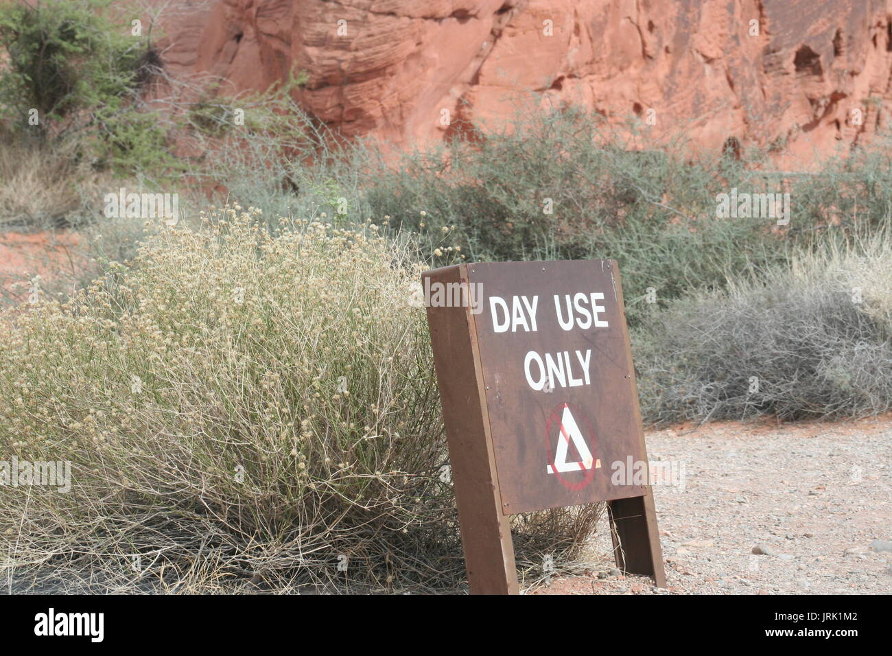 No desert camping allowed hi-res stock photography and images - Alamy