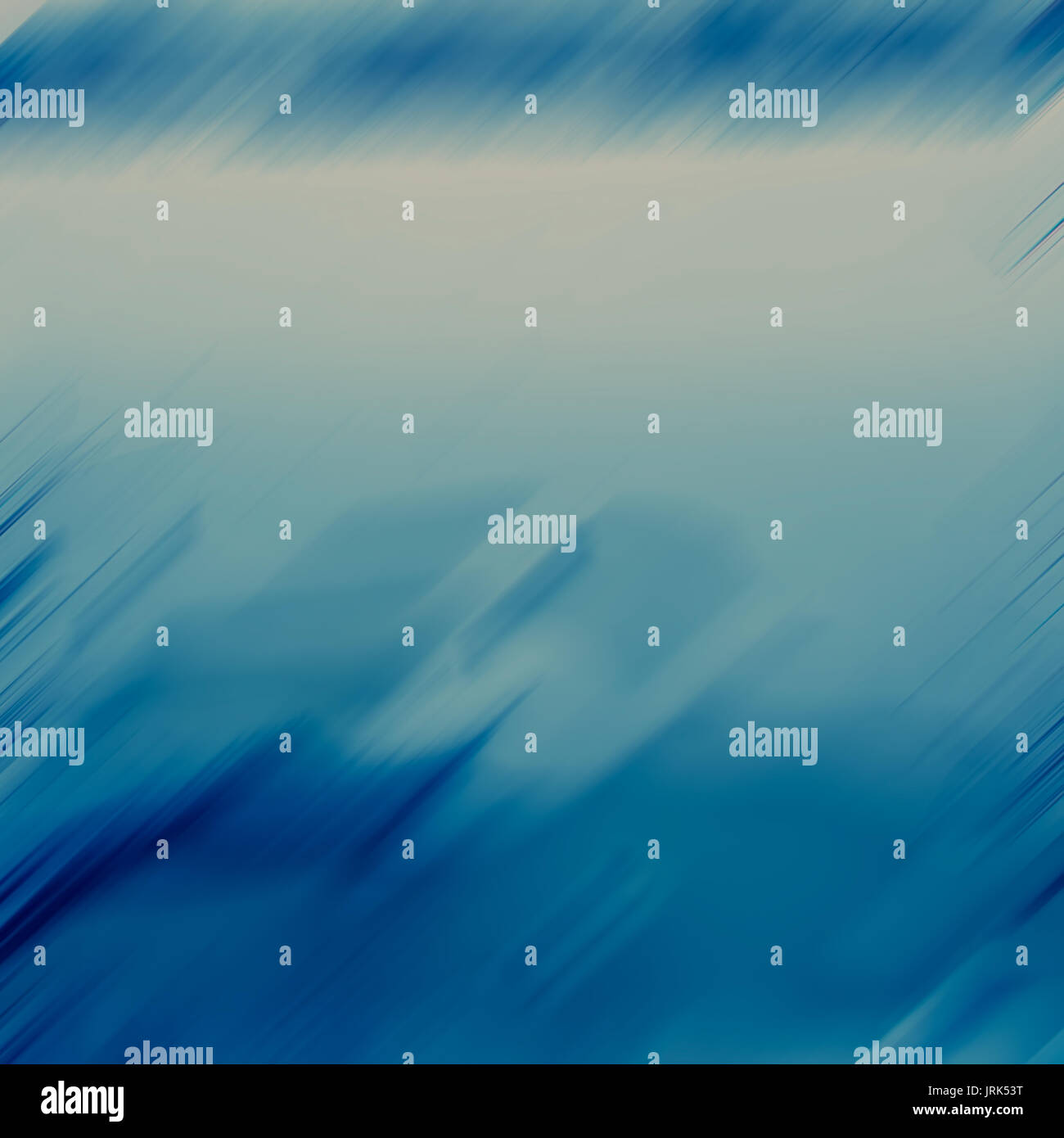 Abstract composition of spots and lines in blue tonality, blurred ...