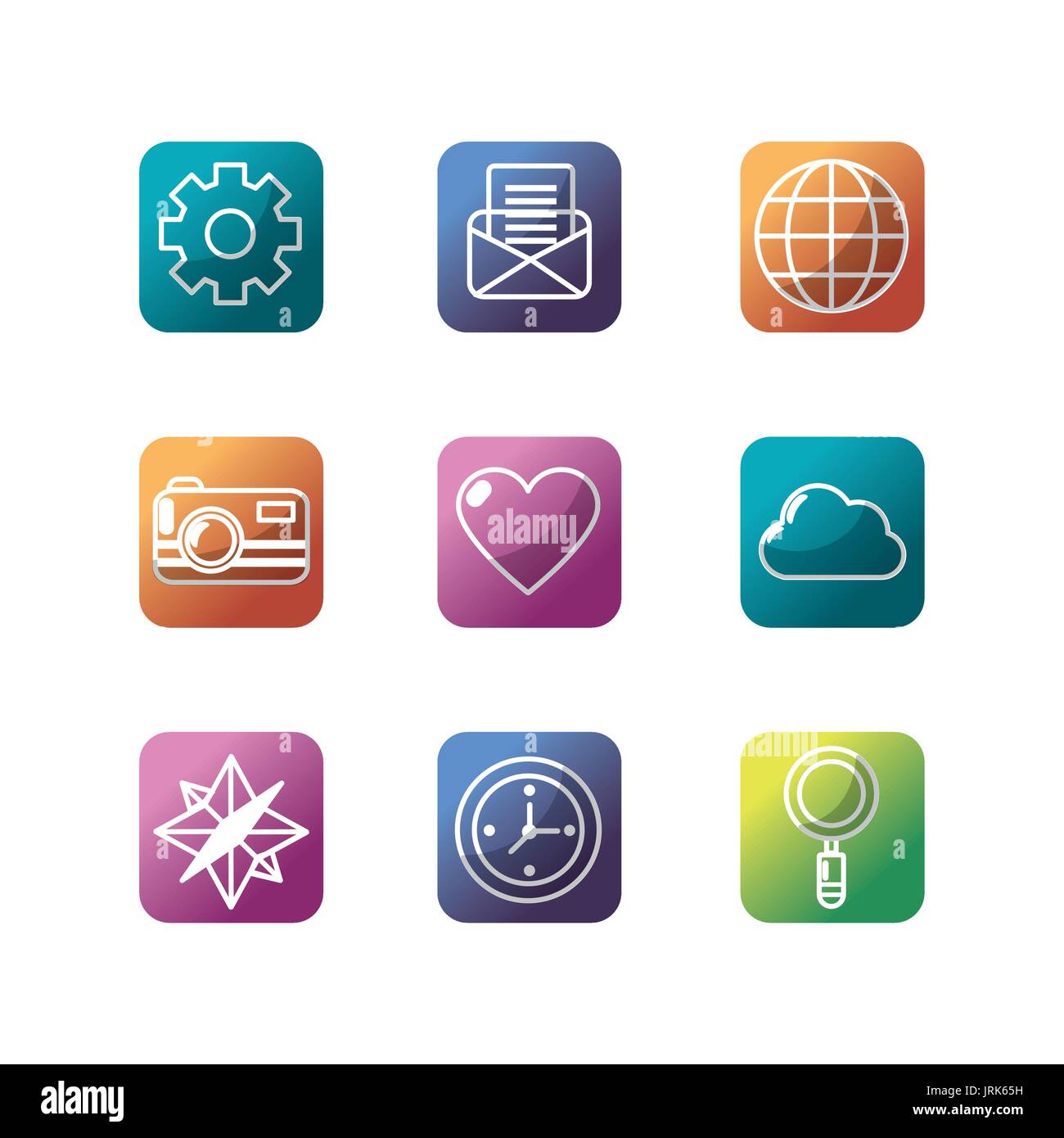 technology apps connection media server Stock Vector Image & Art - Alamy