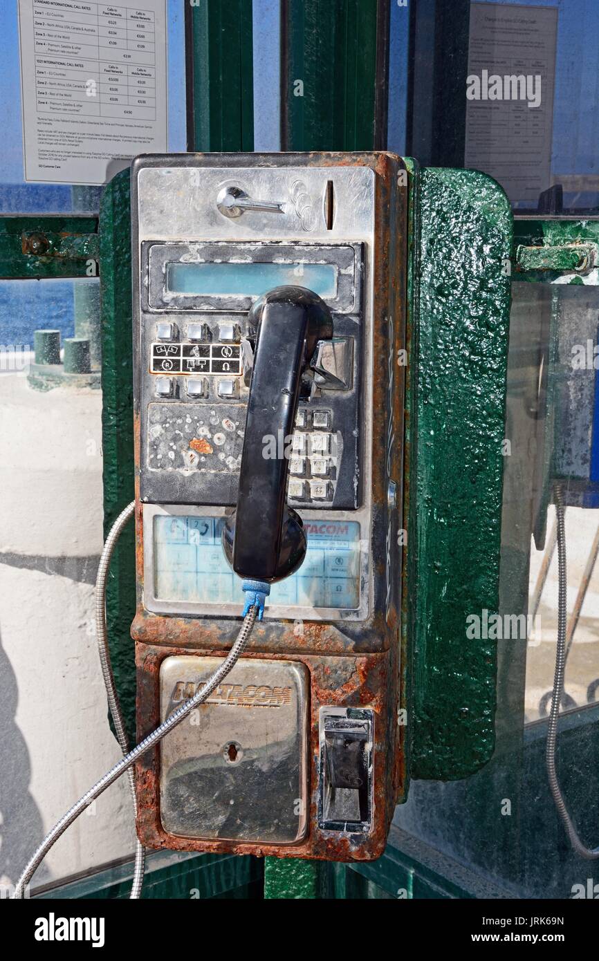 Old fashioned telephone booth hi-res stock photography and images - Alamy