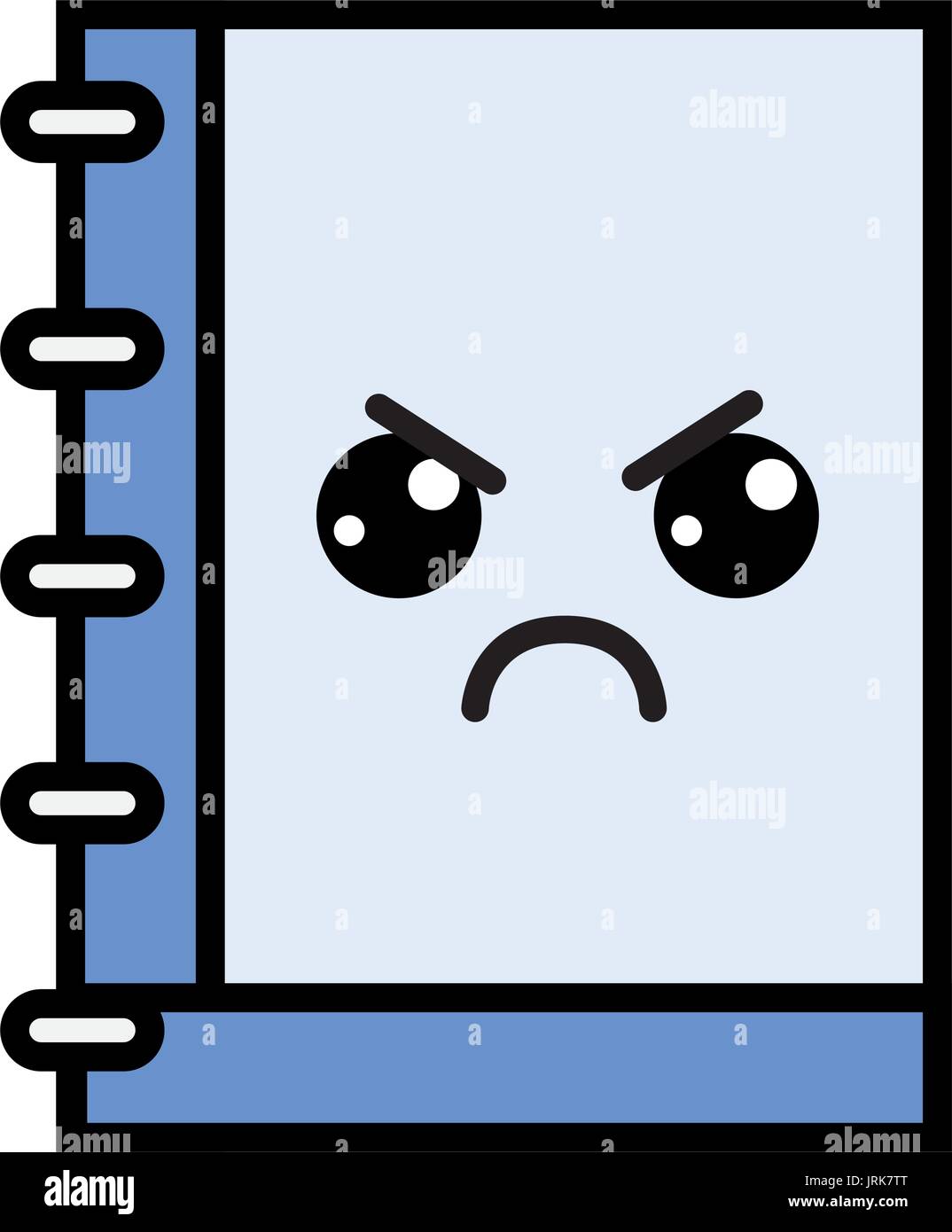 Angry notebook character cartoon hi-res stock photography and images ...