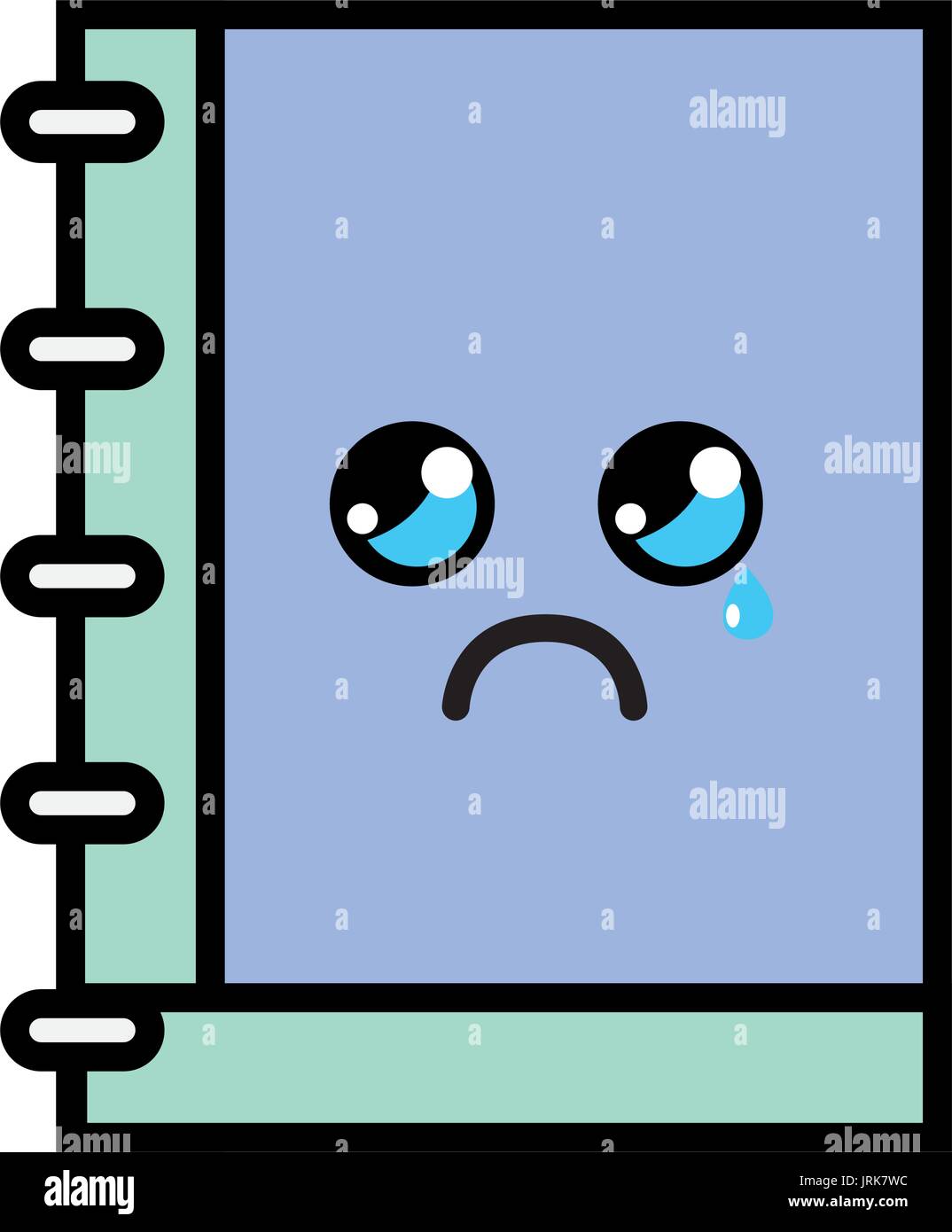 Crying notebook character cartoon hi-res stock photography and images ...