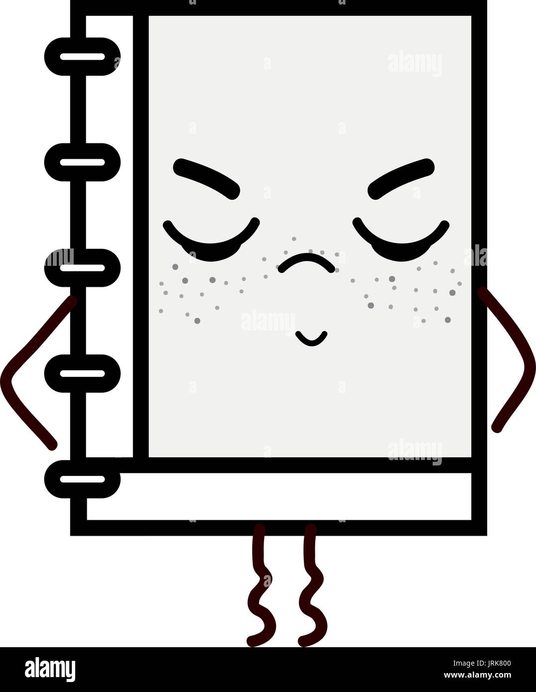 Angry notebook character cartoon hi-res stock photography and images ...