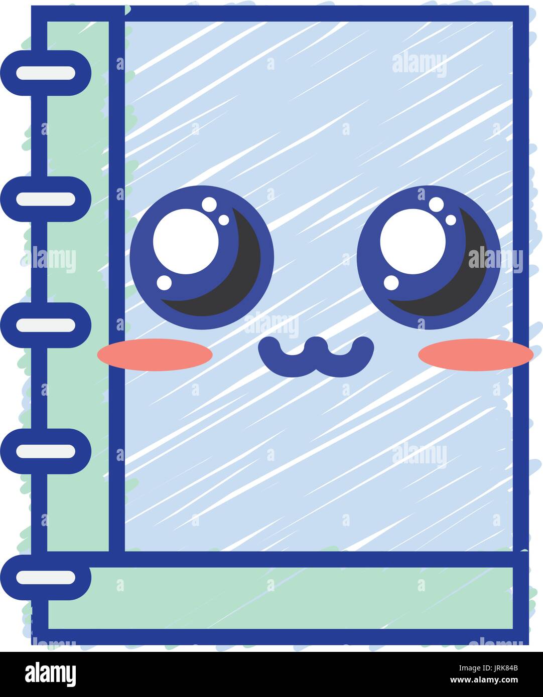 kawaii cute tender notebook tool Stock Vector Image & Art - Alamy