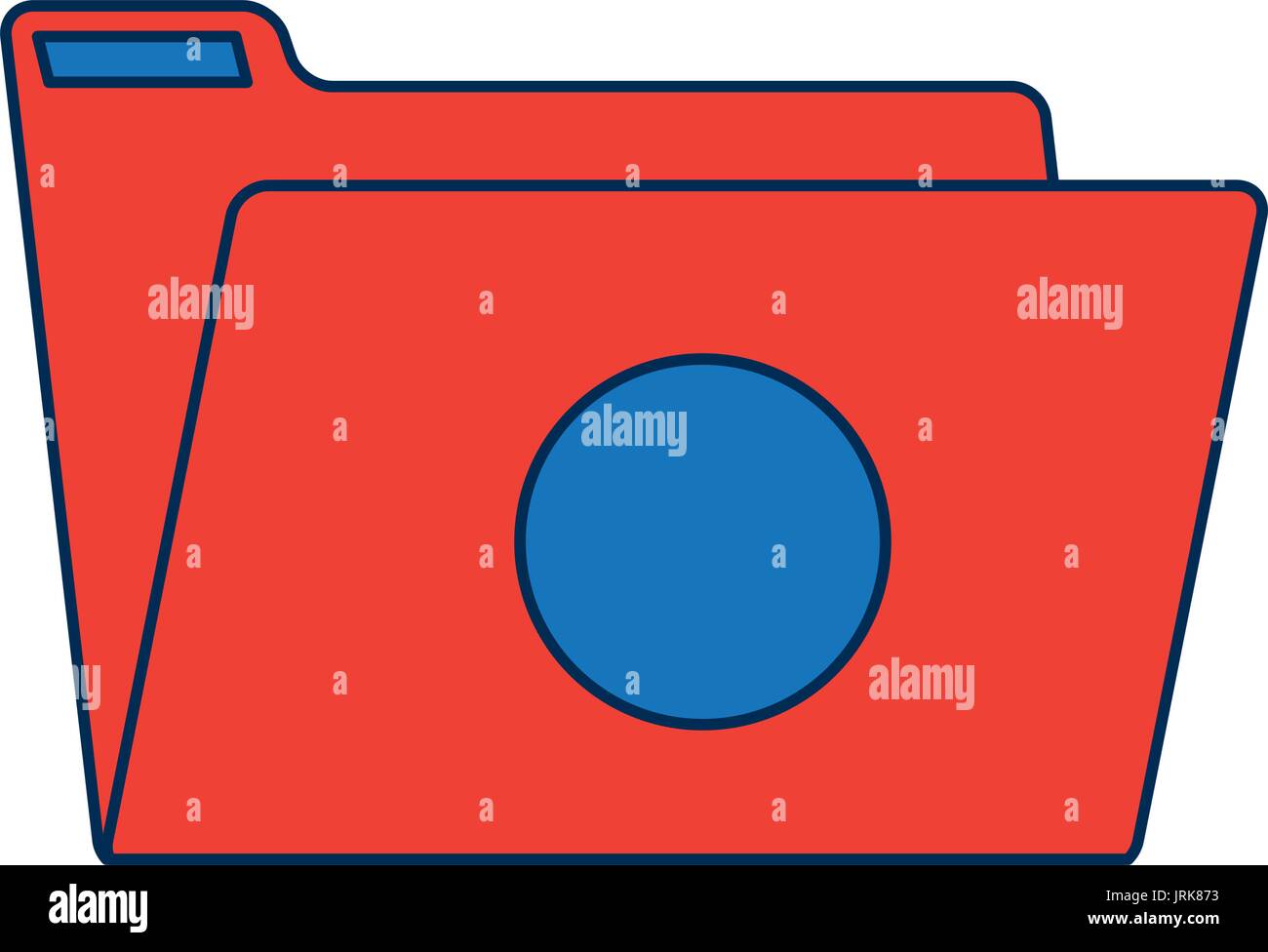 empty folder archive office supply icon Stock Vector Image & Art - Alamy
