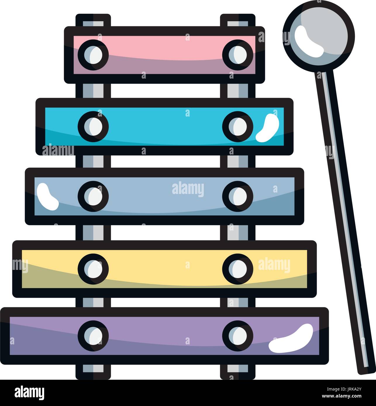 marimba music instrument to melody harmony Stock Vector Image & Art - Alamy
