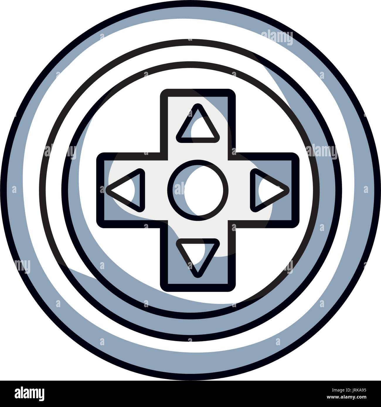 line videogame symbol to play and videogame technology Stock Vector ...