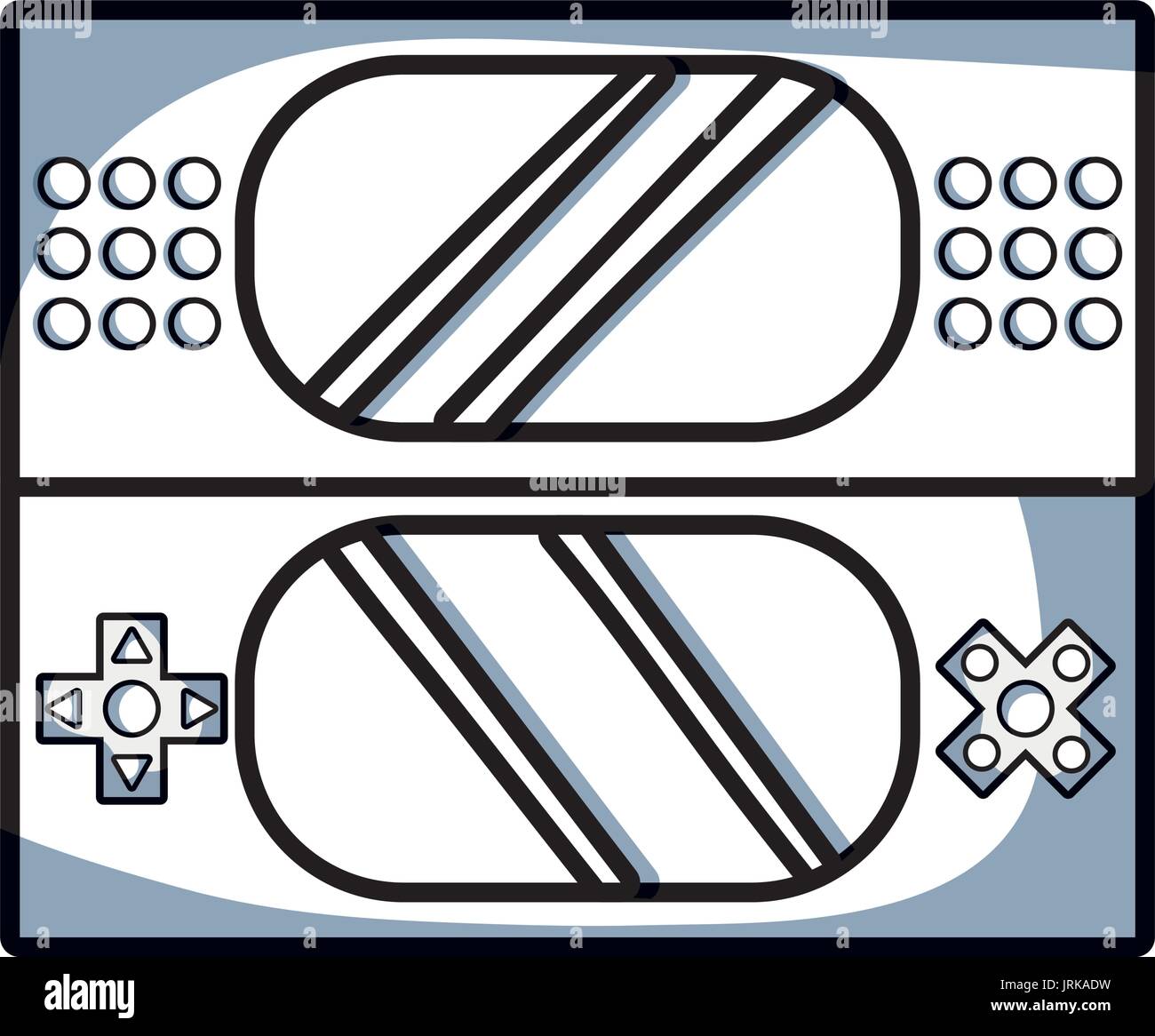 line videogame console toplay and enjoy Stock Vector Image & Art - Alamy