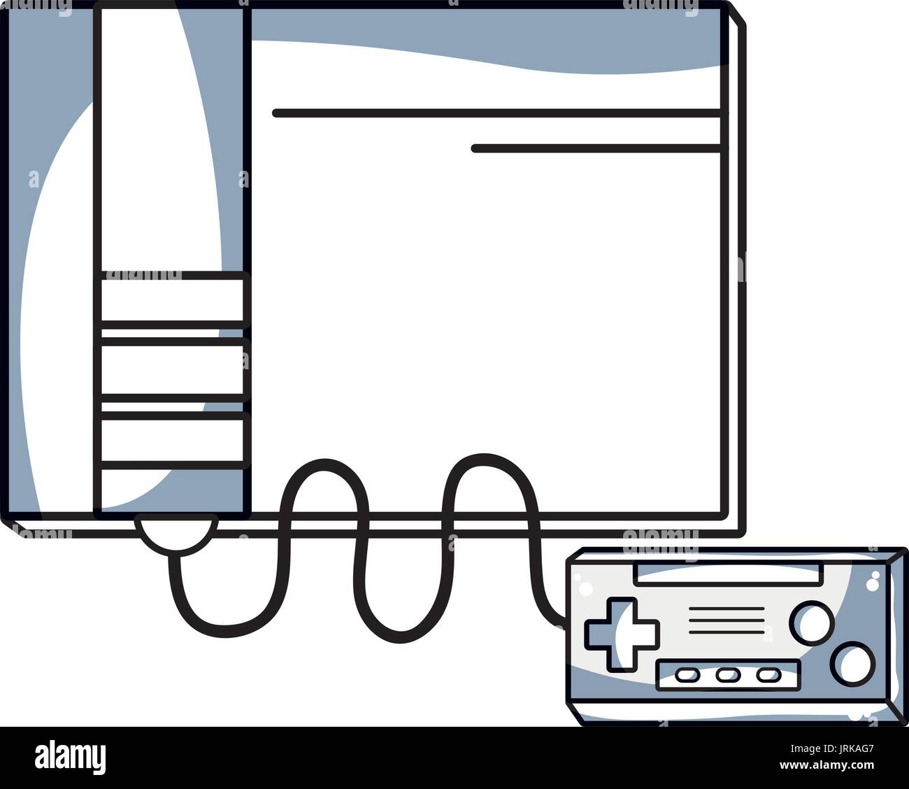 line videogame console toplay and enjoy Stock Vector Image & Art - Alamy