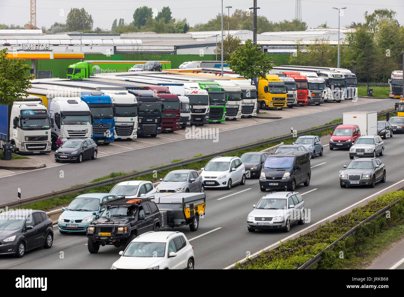 Highway, Autobahn service station, BAB Tank- and Rasthof Bottrop Süd ...