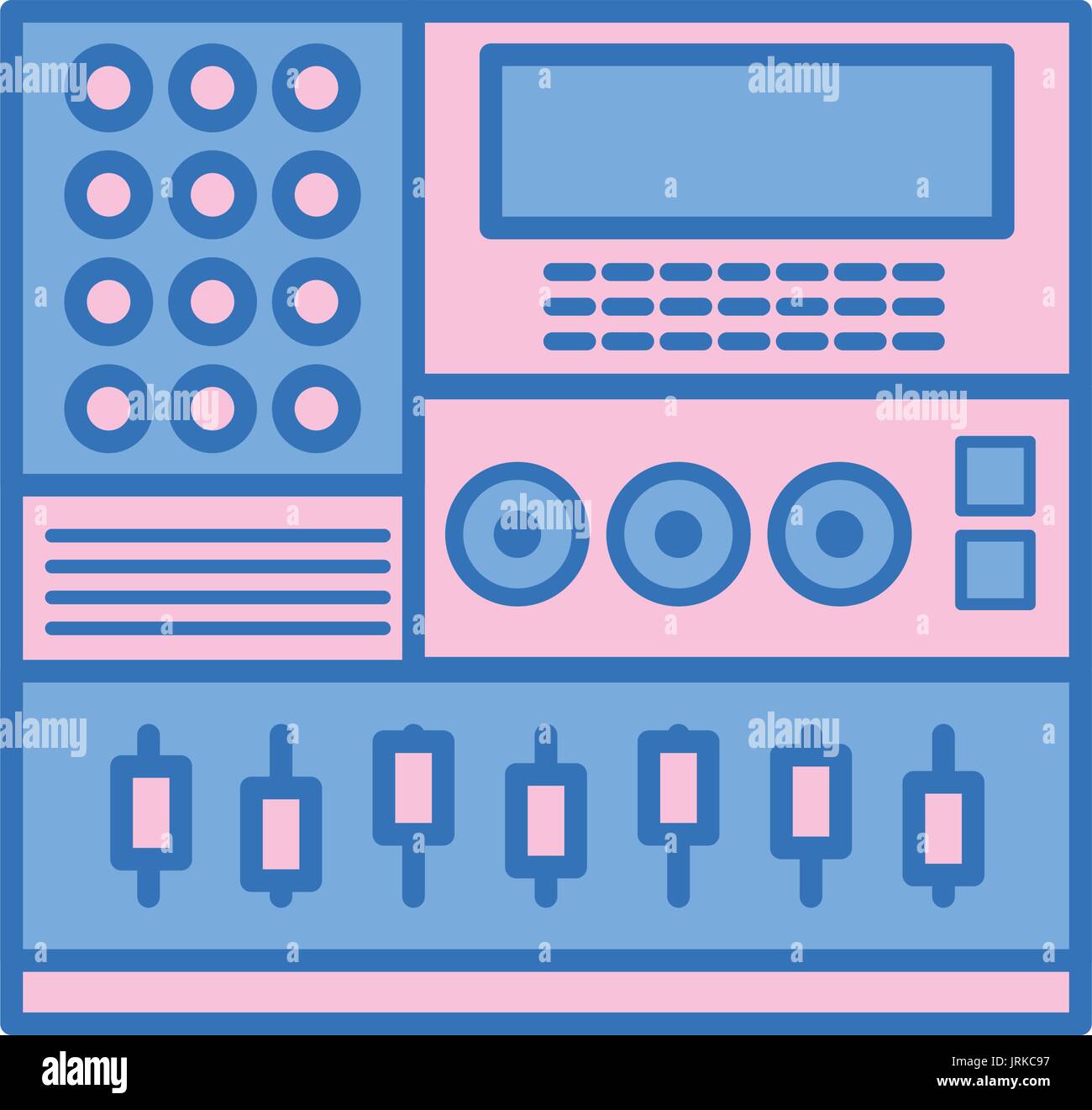 Stereo controls Stock Vector Images - Alamy