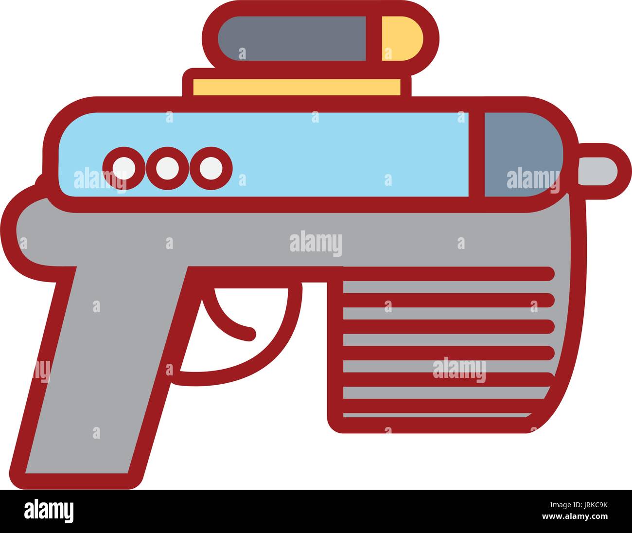 pistol military army to protection in the war Stock Vector Image & Art ...