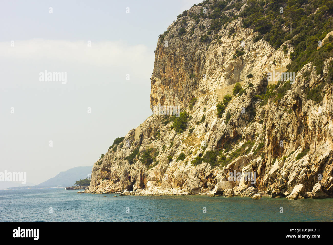 Mediterranean sea landscape in Antalya Turkey Stock Photo - Alamy