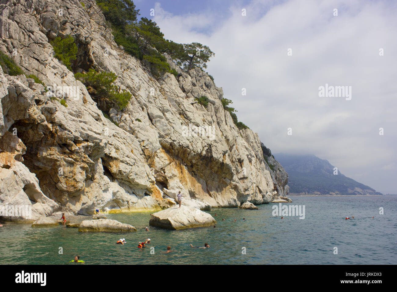 Mediterranean sea landscape in Antalya Turkey Stock Photo - Alamy