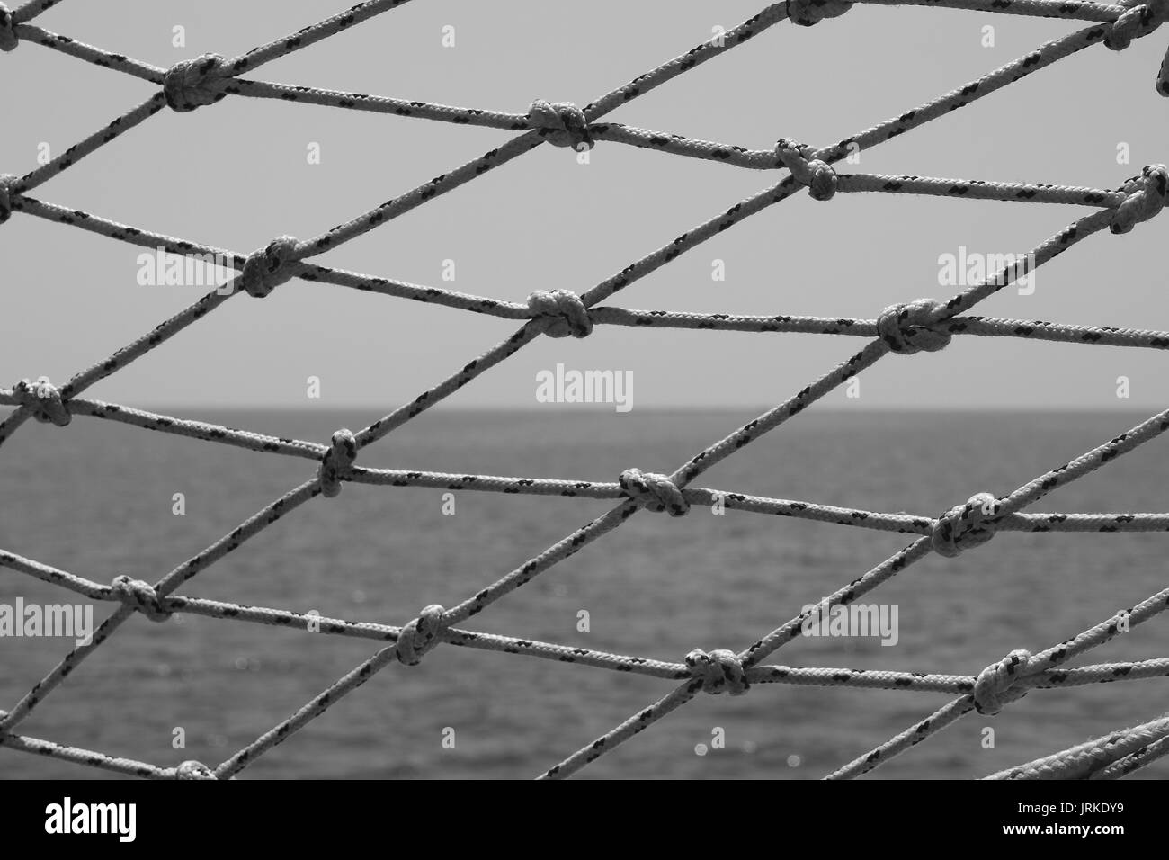 Yachting and shipping. Rope knots. Sea travel Stock Photo - Alamy