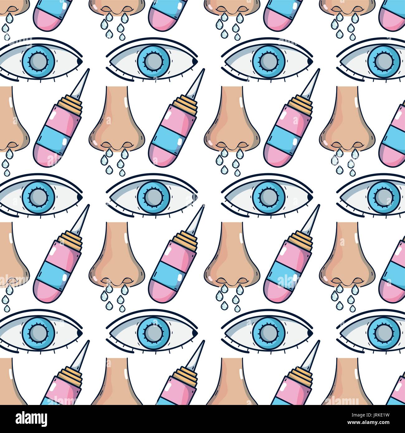 rhinitis and conjunctivitis sickness with bottle drops treatment ...