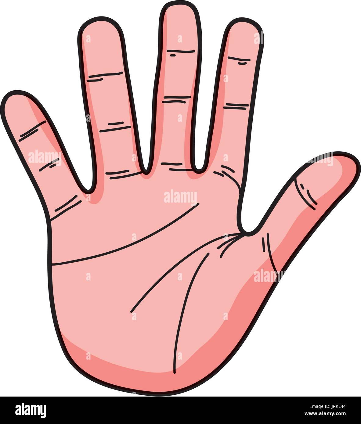 person hand with finger and figures Stock Vector Image & Art - Alamy