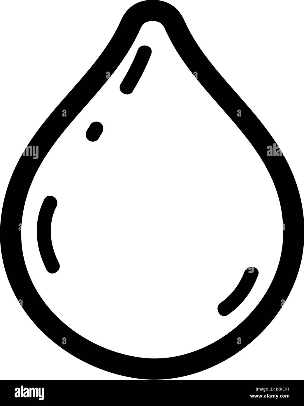 line drop of water symbol to environment care Stock Vector Image & Art ...