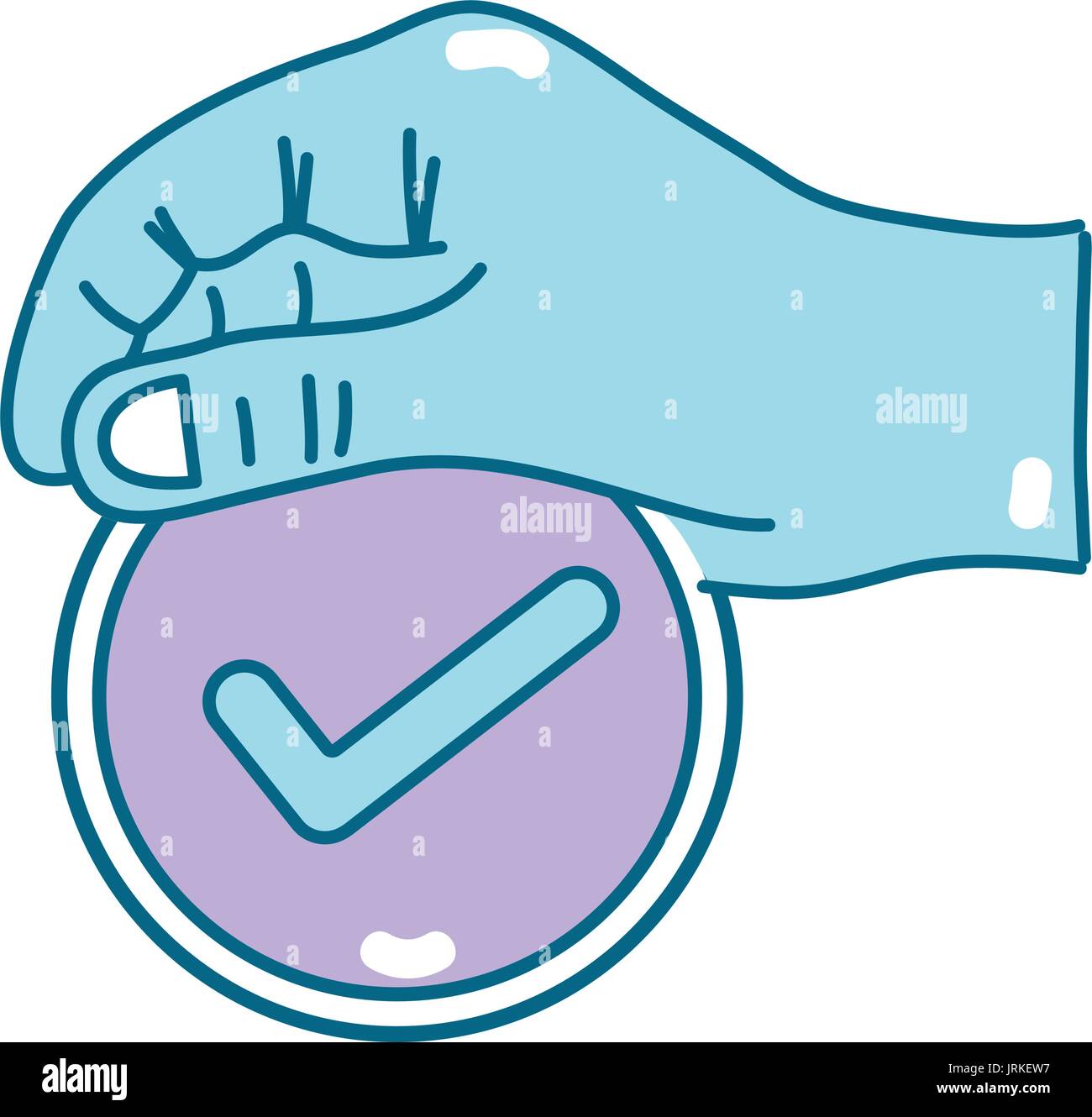 hand with medicine symbol to help the people Stock Vector Image & Art ...