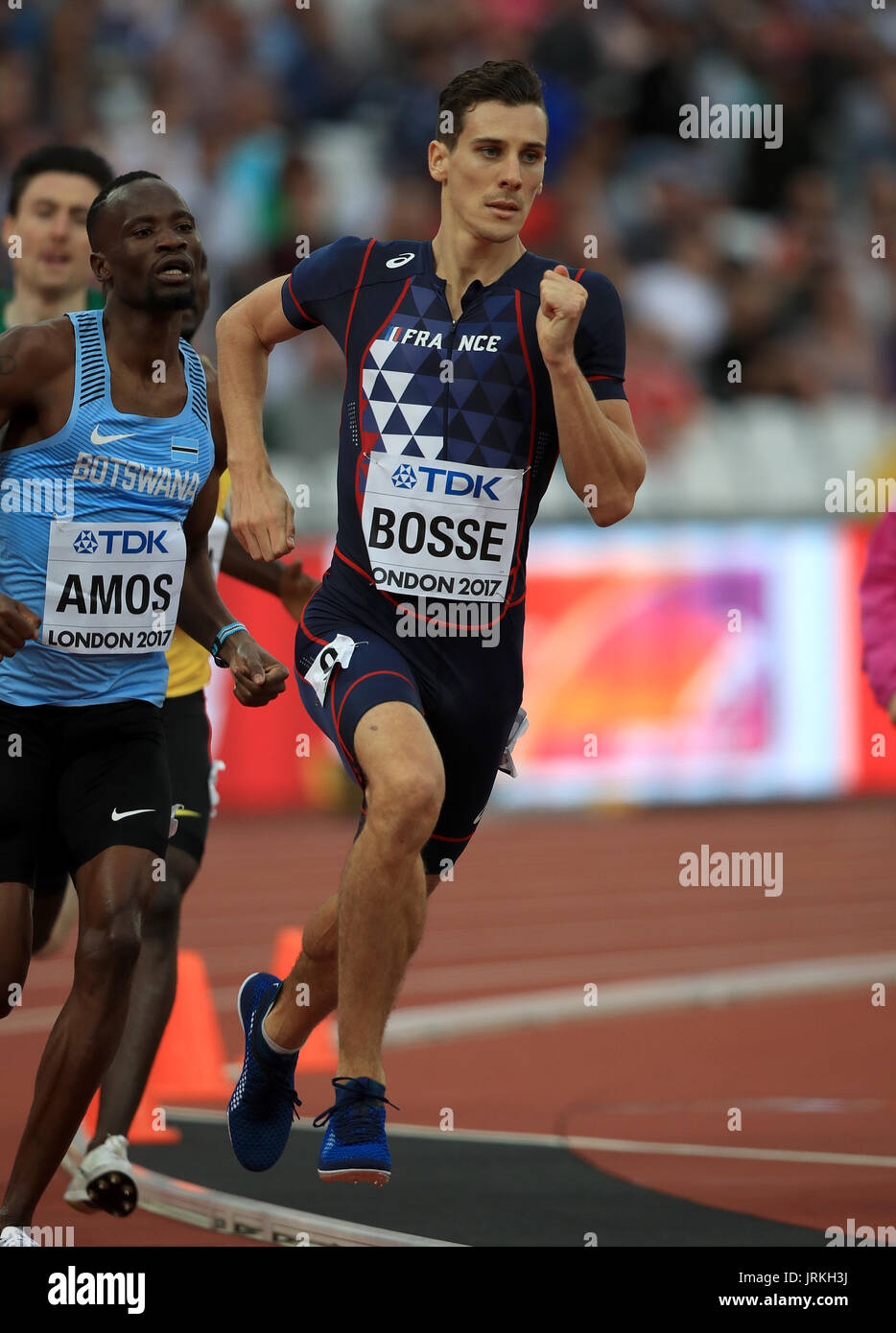 France's Pierre-Ambroise Bosse competes in the Men's 800m heat five ...