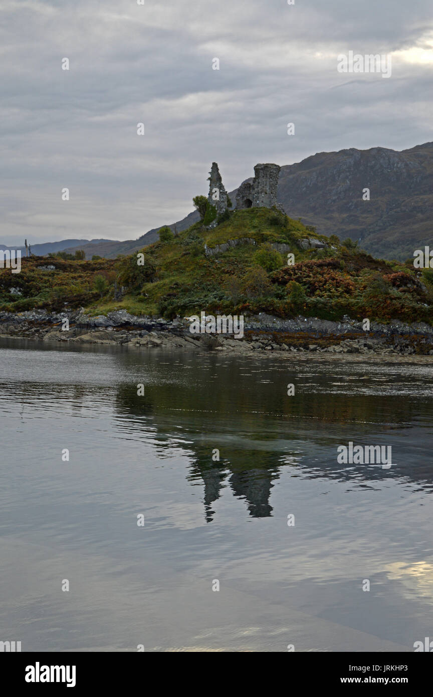 Caisteal Maol Kyleakin Isle of Skye Stock Photo - Alamy
