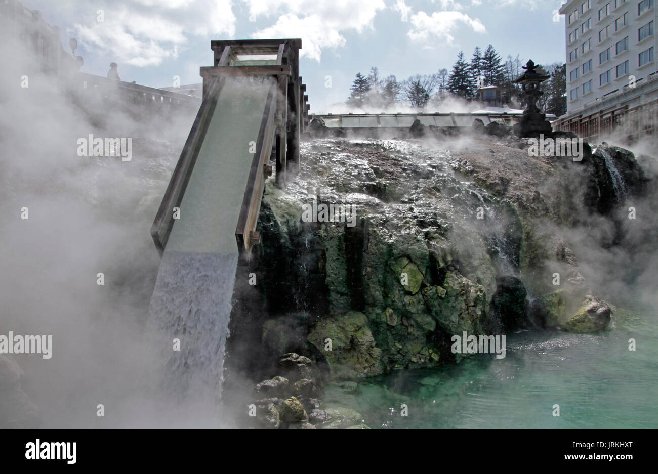 Kusatsu Onsen hot spring Stock Photo - Alamy