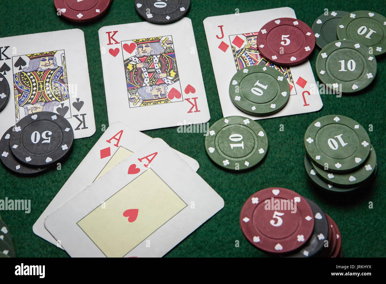 Poker combination hi-res stock photography and images - Alamy