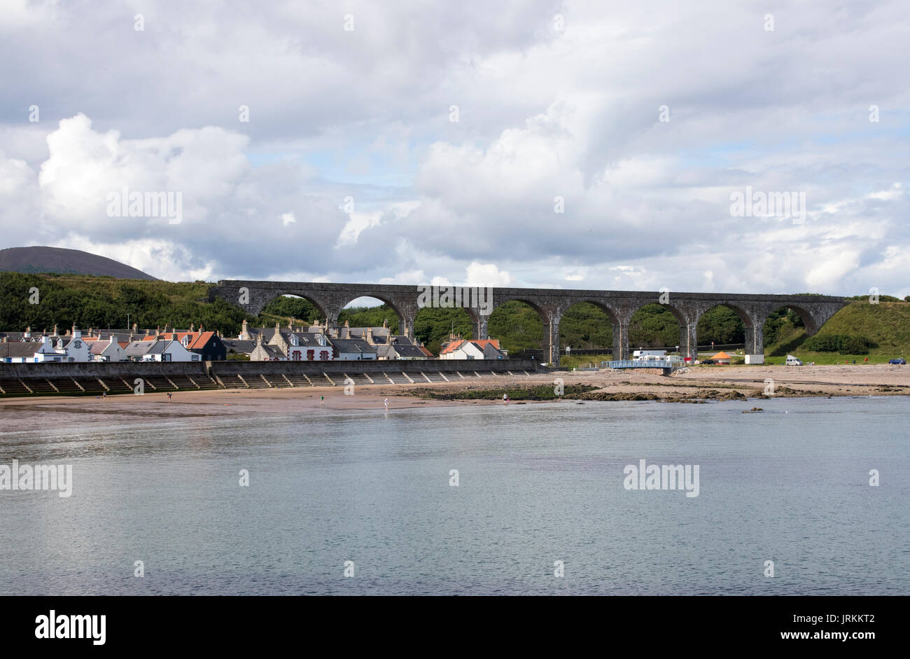 Cullen harbour, Scotland Stock Photo - Alamy